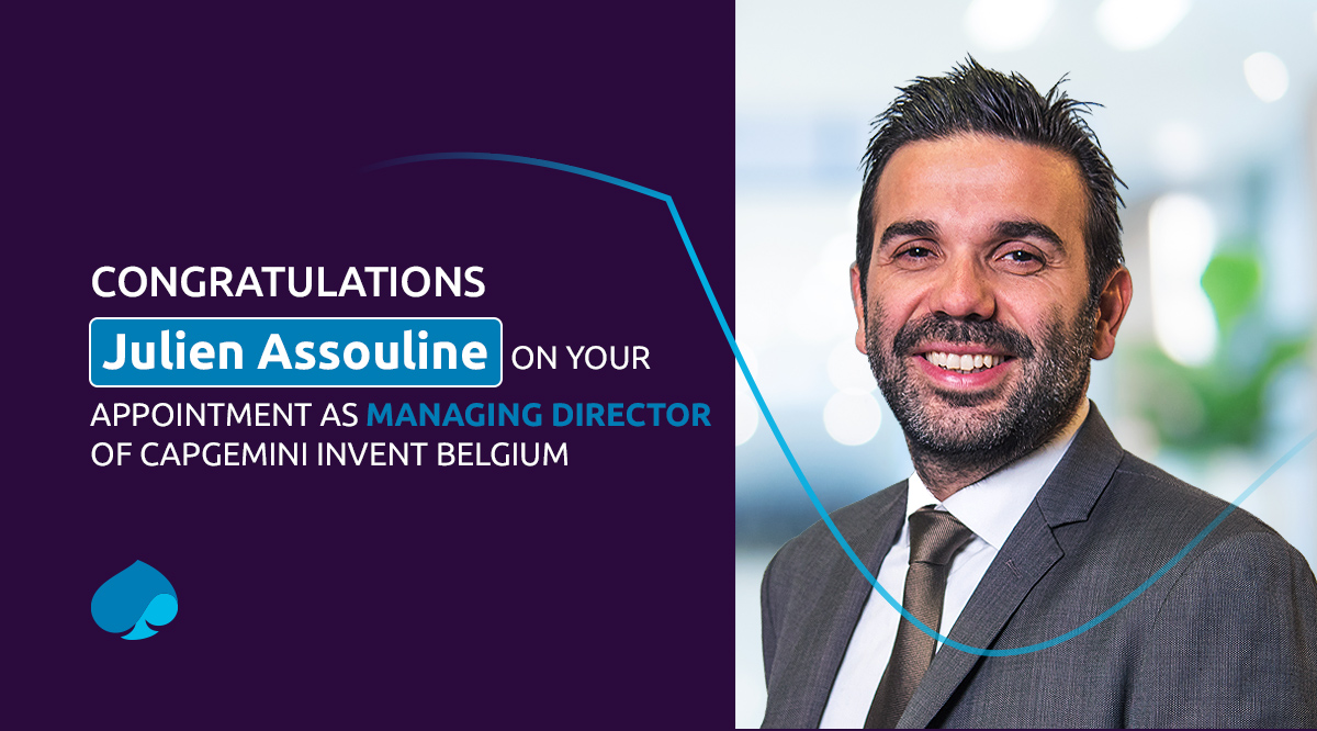Julien Assouline appointed Managing Director of Capgemini Invent in Belgium - Capgemini Belgium
