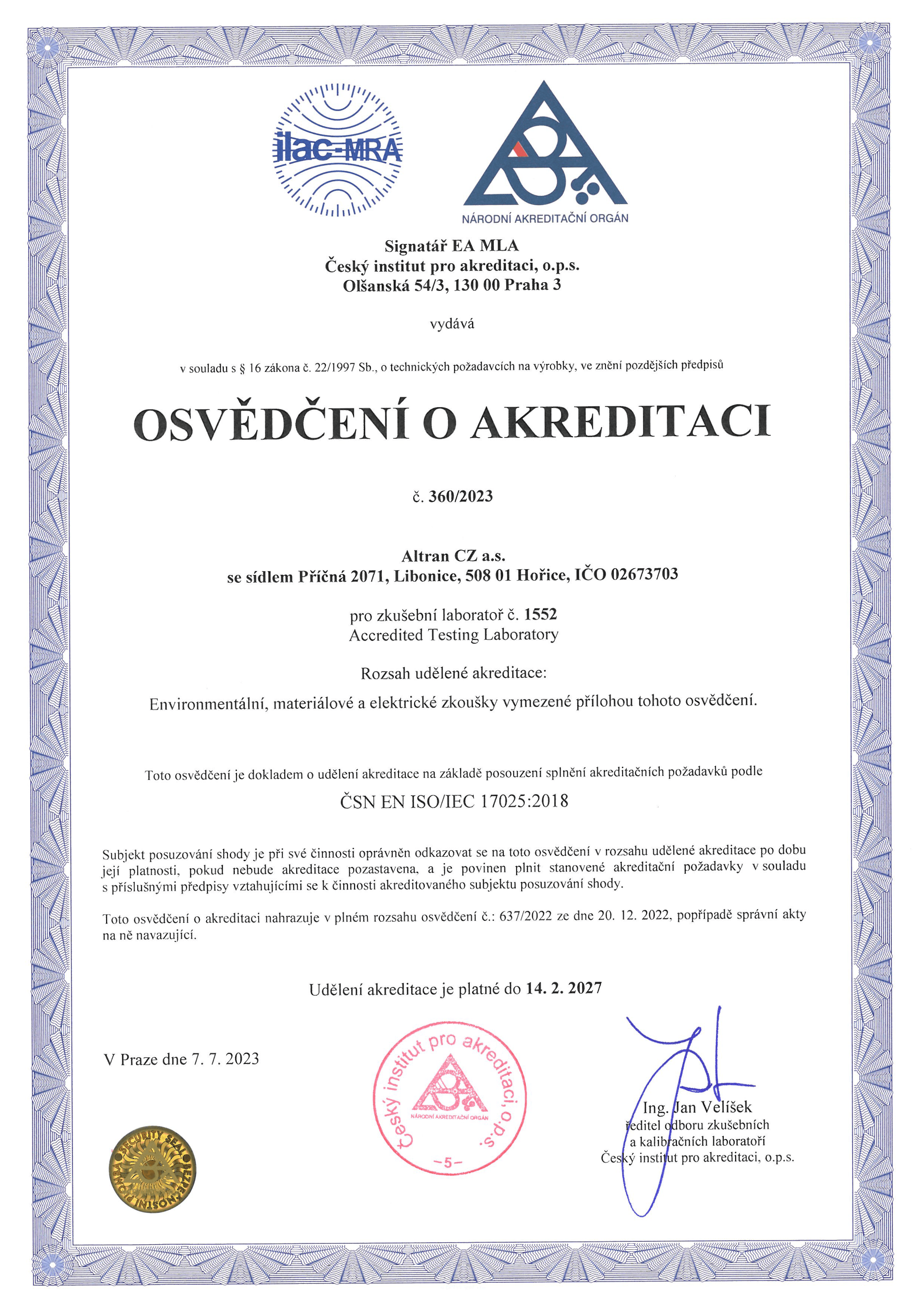 Certificates, Accreditation and Evaluation Certificates - Capgemini ...