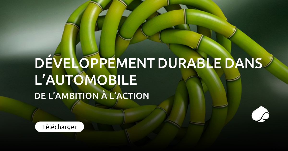 Développement durable dans l’automobile : de l’ambition à l’action ...