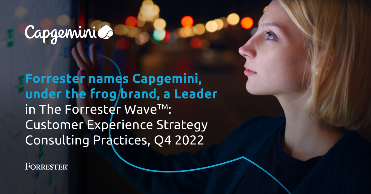 Forrester nombra a Capgemini, bajo su marca frog, un 'Líder' en la ...