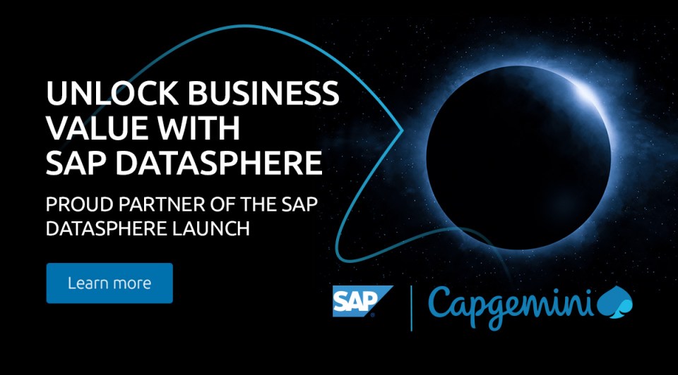 Unlock Business Value With Sap Datasphere Capgemini Usa
