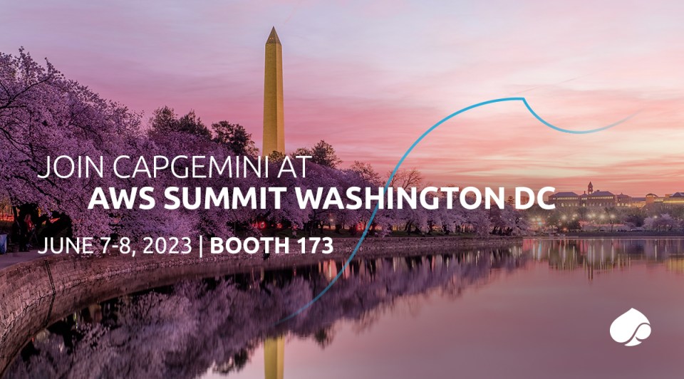 Capgemini is proud to be a sponsor of AWS summit Washington DC 2023 ...