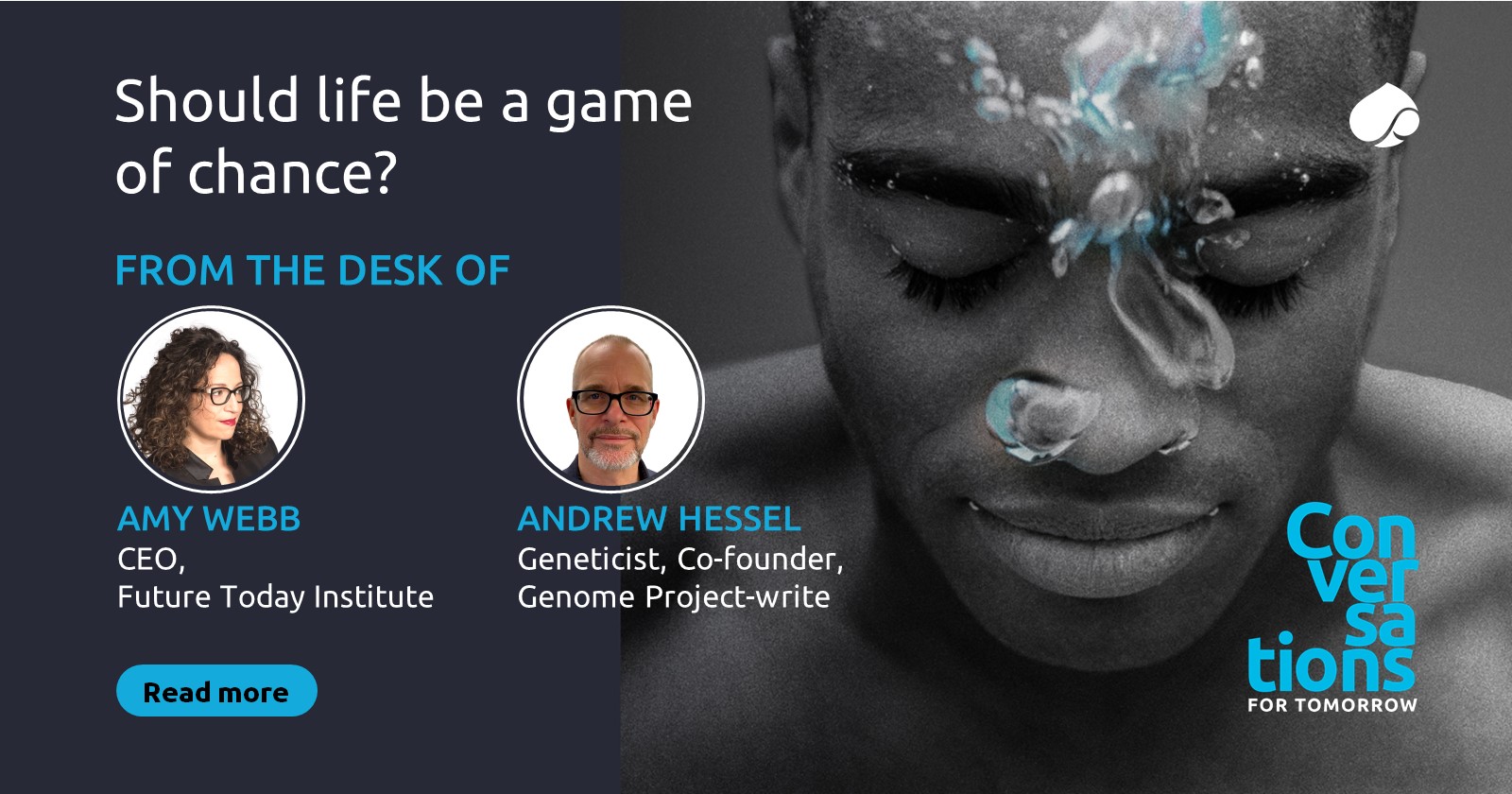 Discussion with Amy Webb and Andrew Hessel | Research & insight | Capgemini