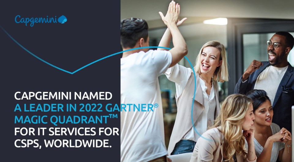 Capgemini recognised as a leader in 2022 Gartner® Magic Quadrant™ for ...