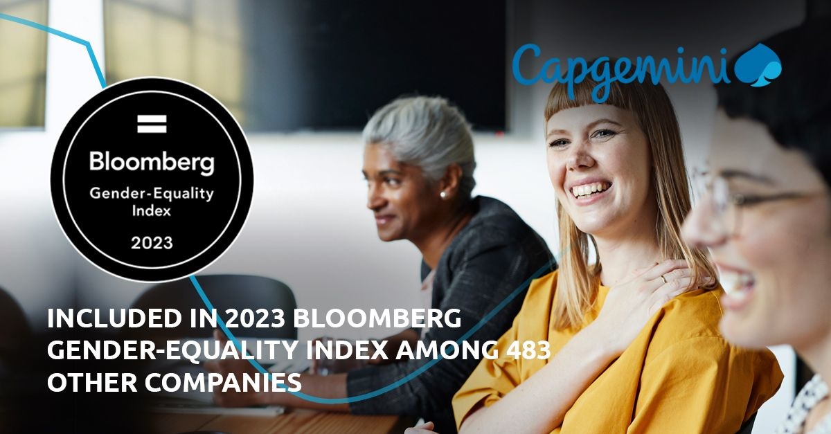 Capgemini recognized, once again, in the Bloomberg Gender-Equality ...