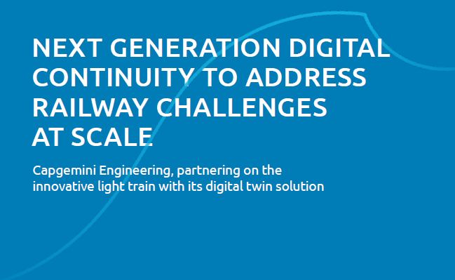 Rail Infrastructure and Transportation - Capgemini