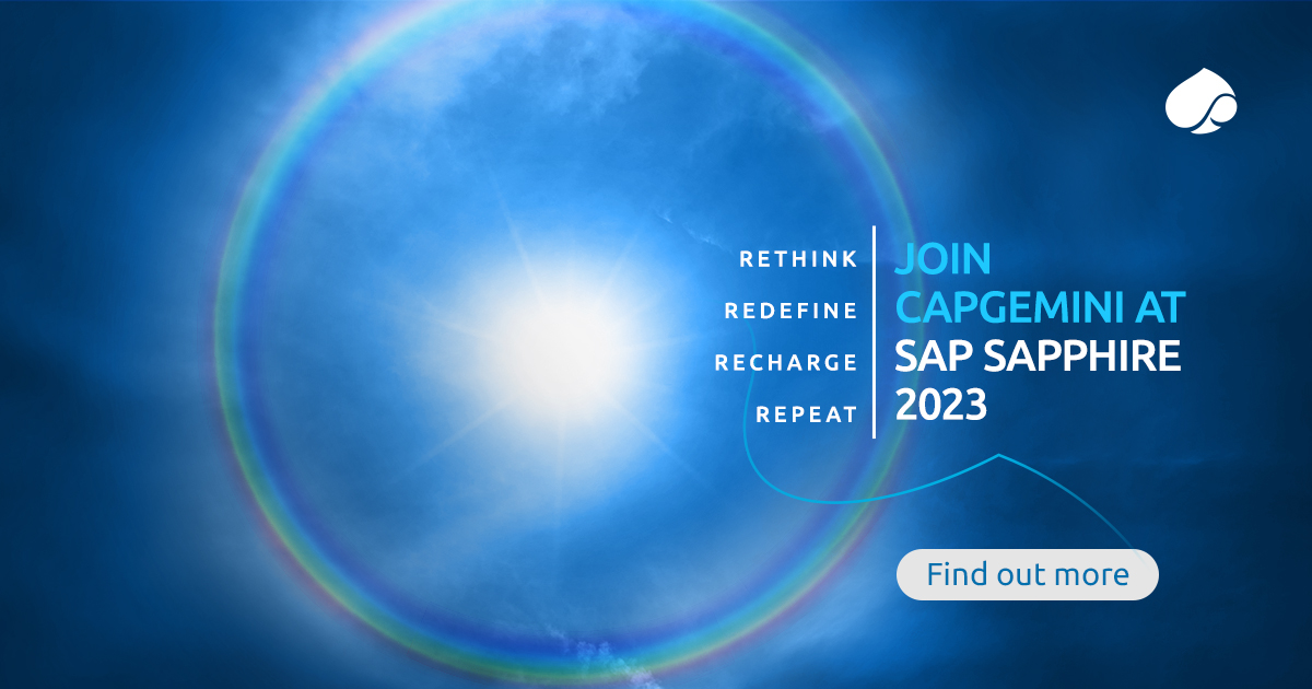 SAP Sapphire 2023 | Event | Capgemini