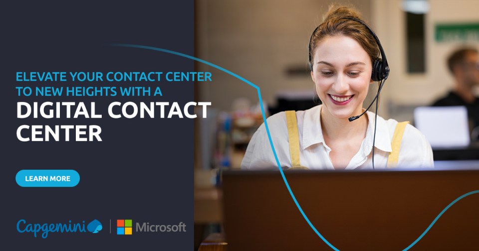 Microsoft Digital Contact Center of the future - Capgemini