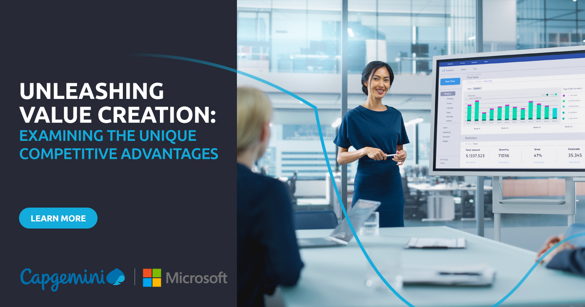 Value and competitive advantage (VCA) assessment - Capgemini