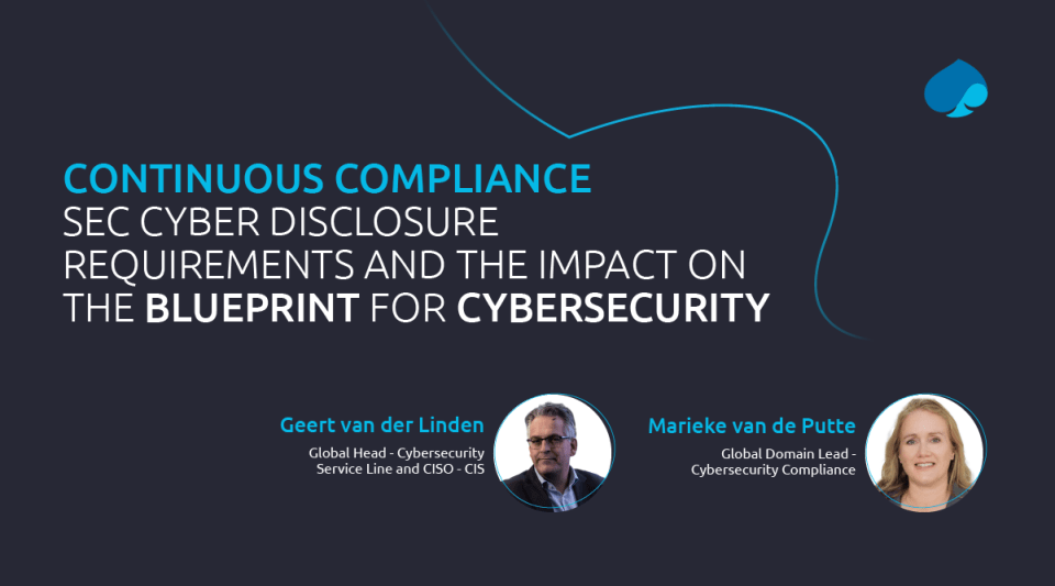 Continuous compliance – SEC cyber disclosure requirements and the ...